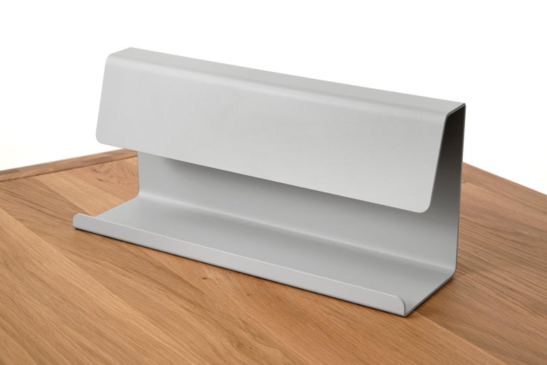 Cling Shelf, Bent Metal, Grey Painted, Minimalist Modern Design For ...