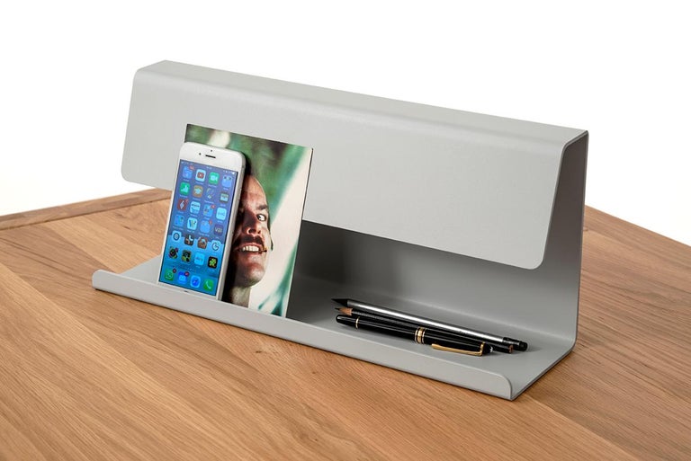 Cling Shelf, Bent Metal, Grey Painted, Minimalist Modern Design For ...