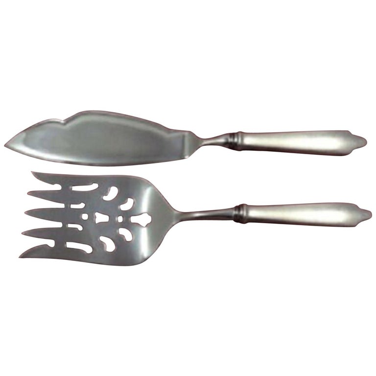 Clinton by Tiffany and Co. Sterling Silver Fish Serving Set 2pc HHWS ...
