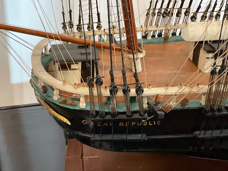 Clipper Ship Model of Great Republic by Thomas Rosenquist For Sale at ...