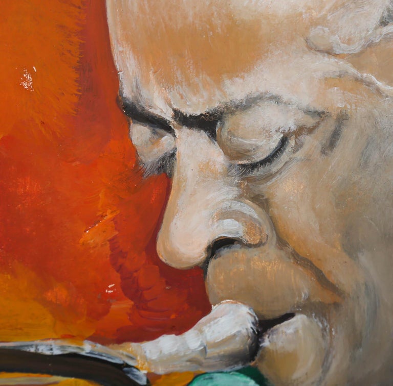 Clive Fredriksson - Clive Fredriksson - Contemporary Acrylic, Portrait ...