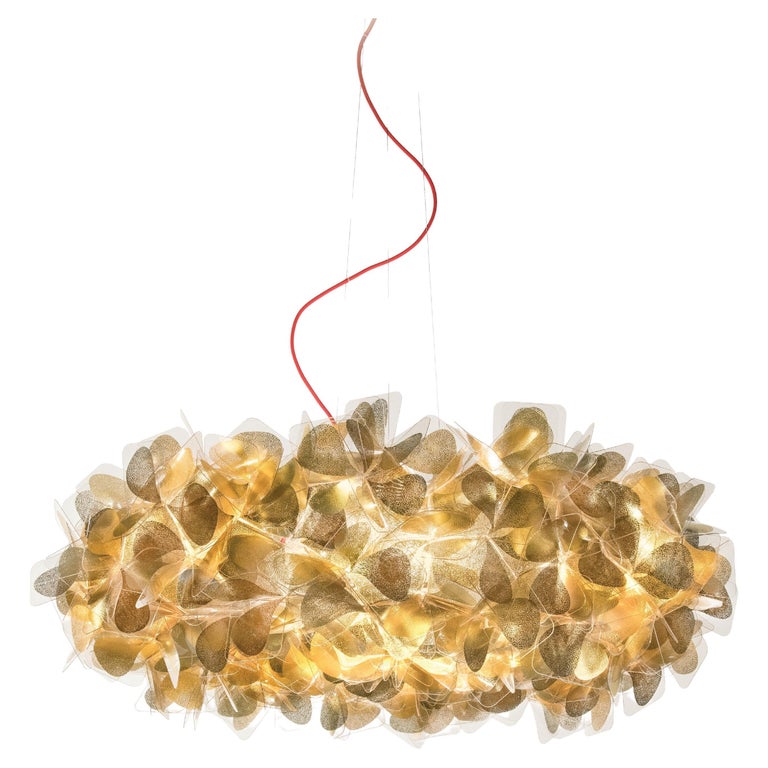 Clizia Suspension Large - Mama Non Mama Gold - Red Wire For Sale at 1stDibs