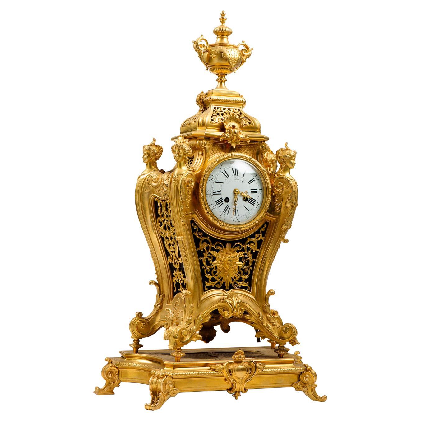 Simplex Double-Sided Clocks at 1stDibs