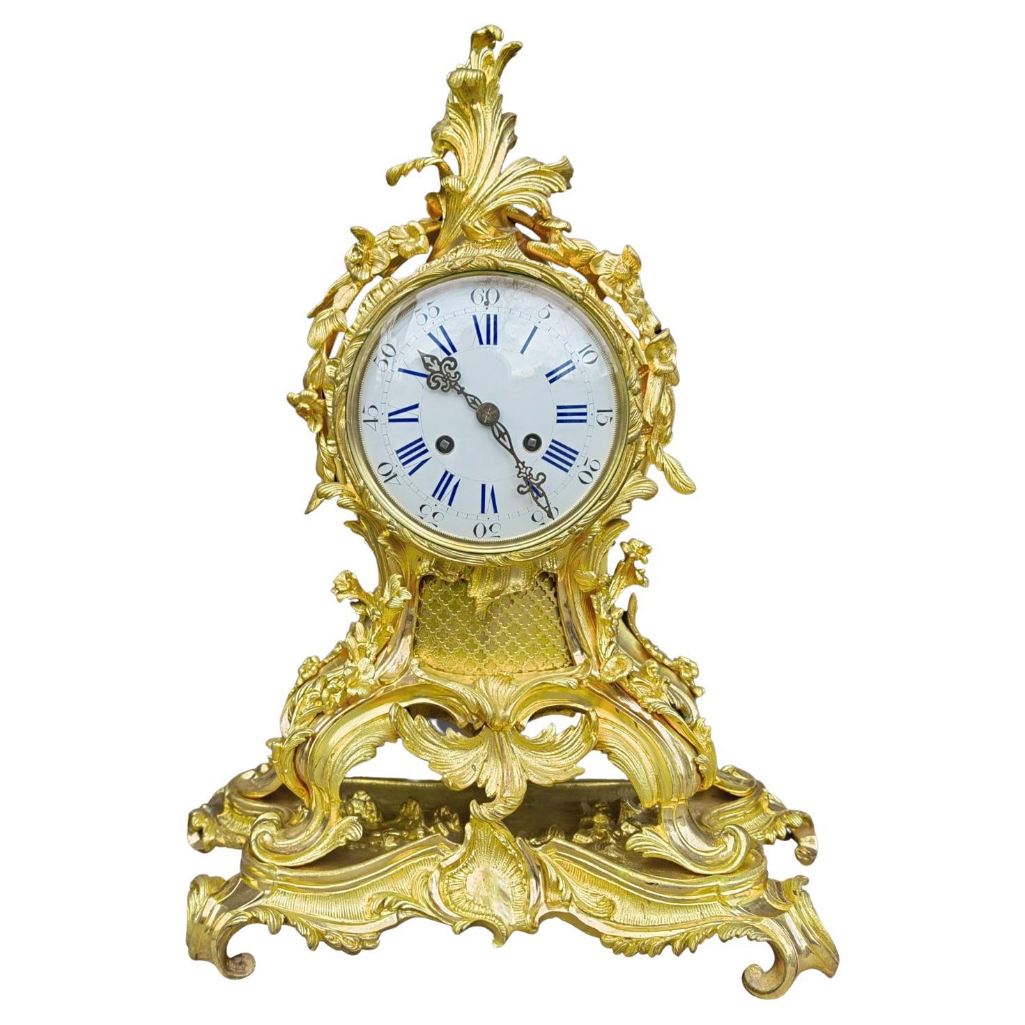 Table Clock, French of the Late 19th Century For Sale at 1stDibs