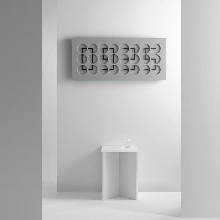 ClockClock 24 Grey by Humans since 1982, Kinetic Sculpture, Wall Clock ...