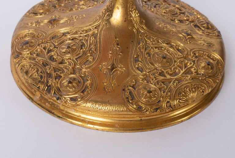 Cloisonné and Enameled Bronze Set, Signed F. Barbedienne For Sale at ...