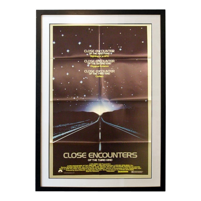 Close Encounters Of The Third Kind ''1977'' Poster For Sale at 1stDibs ...