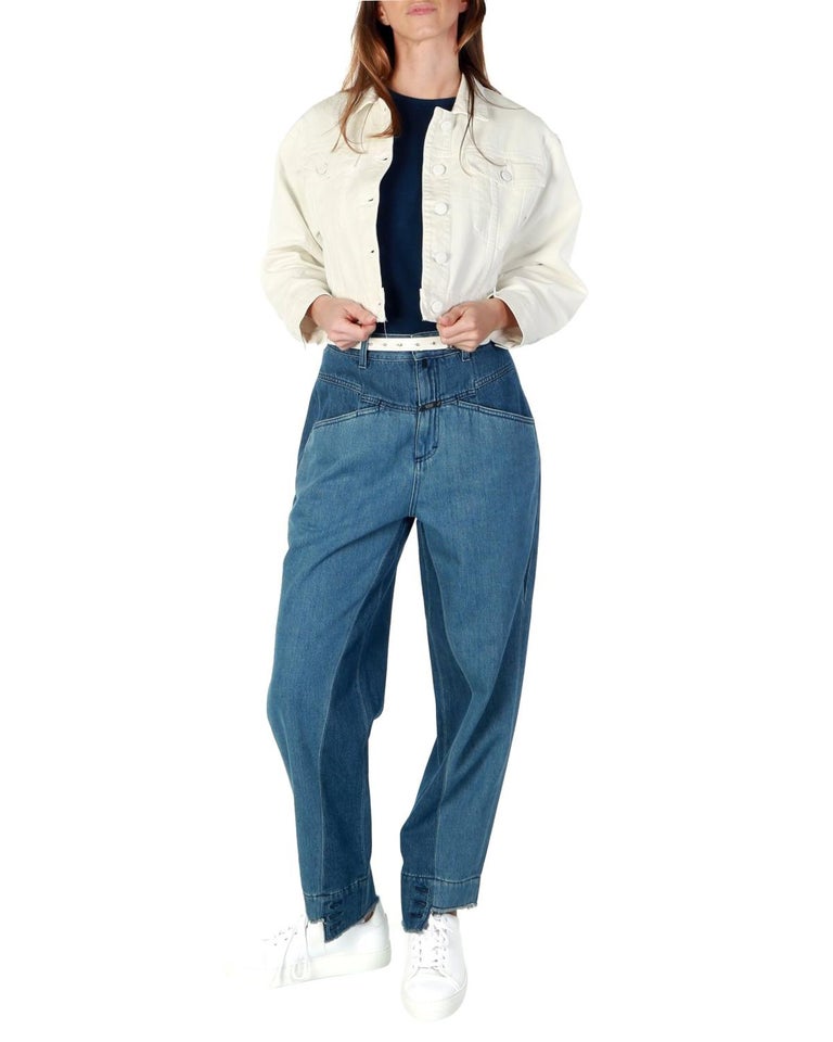 Closed White Denim Jacket - New season US 6 at 1stDibs