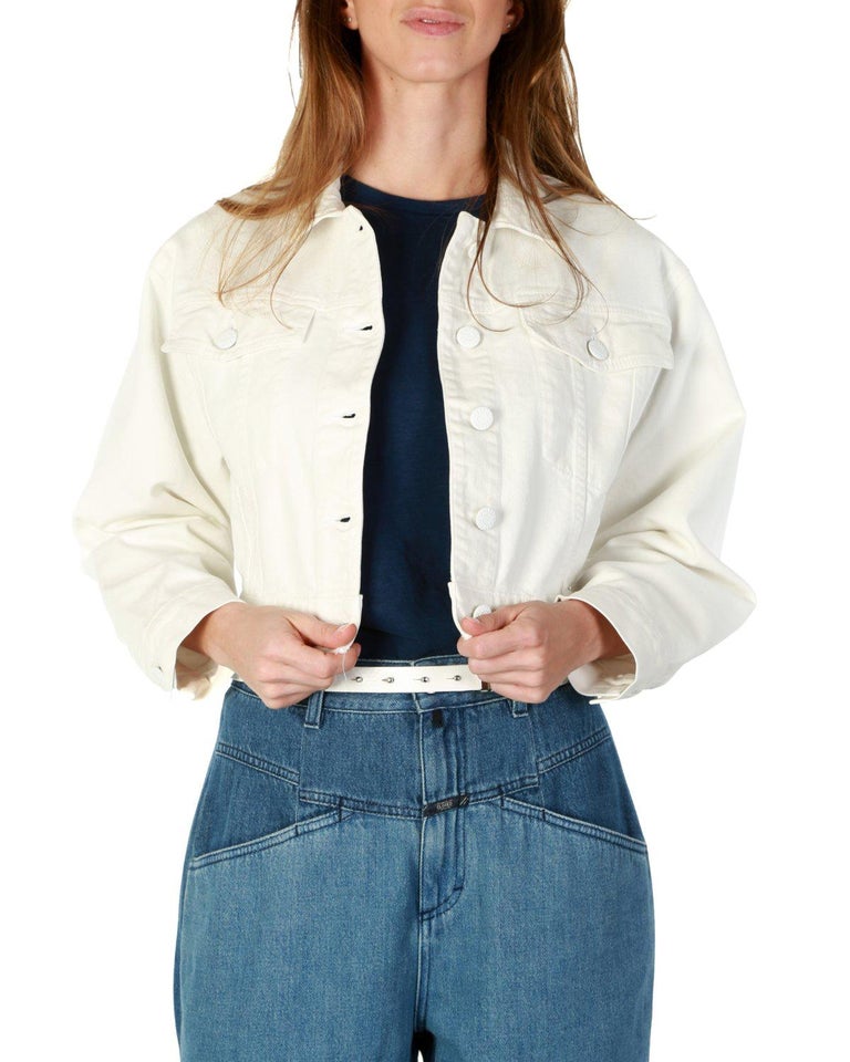 Closed White Denim Jacket - New season US 6 at 1stDibs