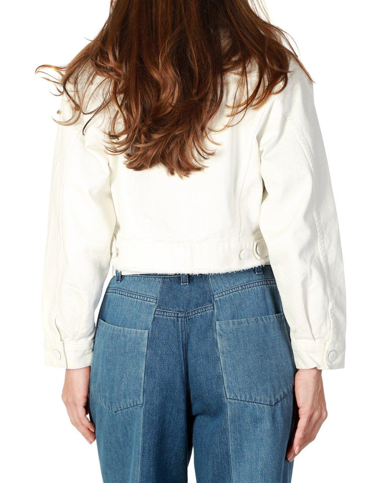 Closed White Denim Jacket - New season US 6 at 1stDibs