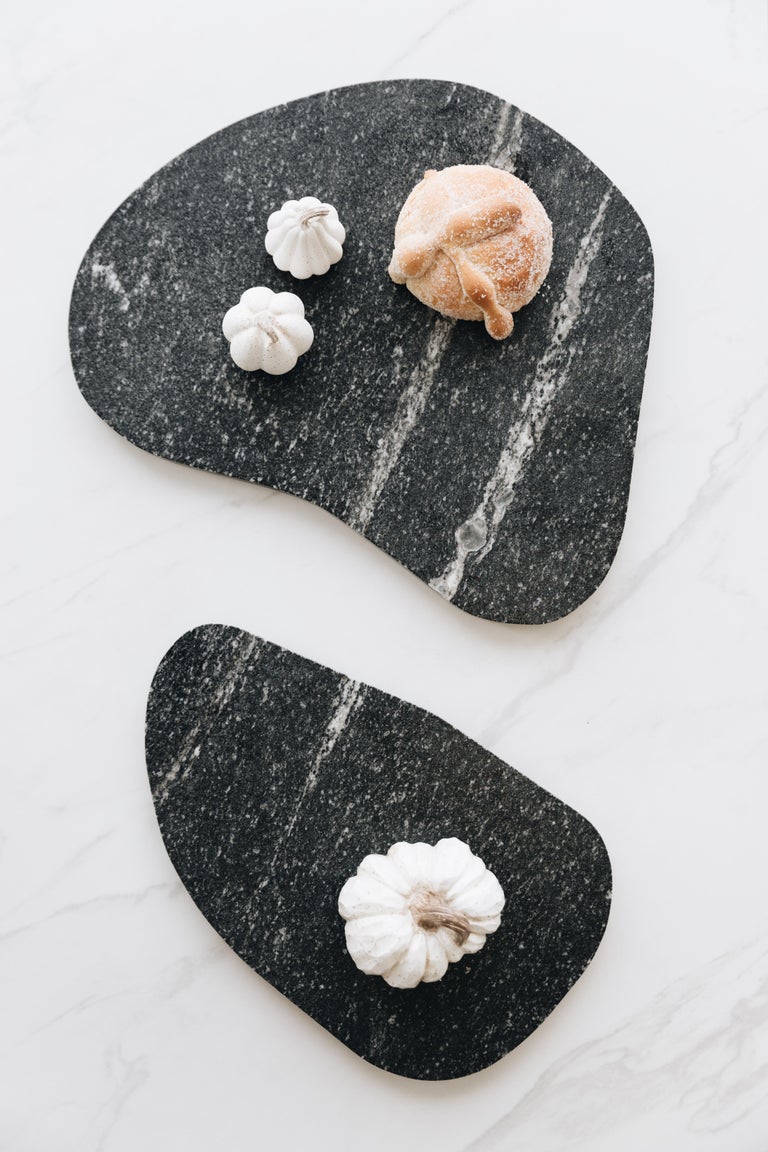 Mexican Handmade Clotilde Marble Serving Tray For Sale at 1stDibs