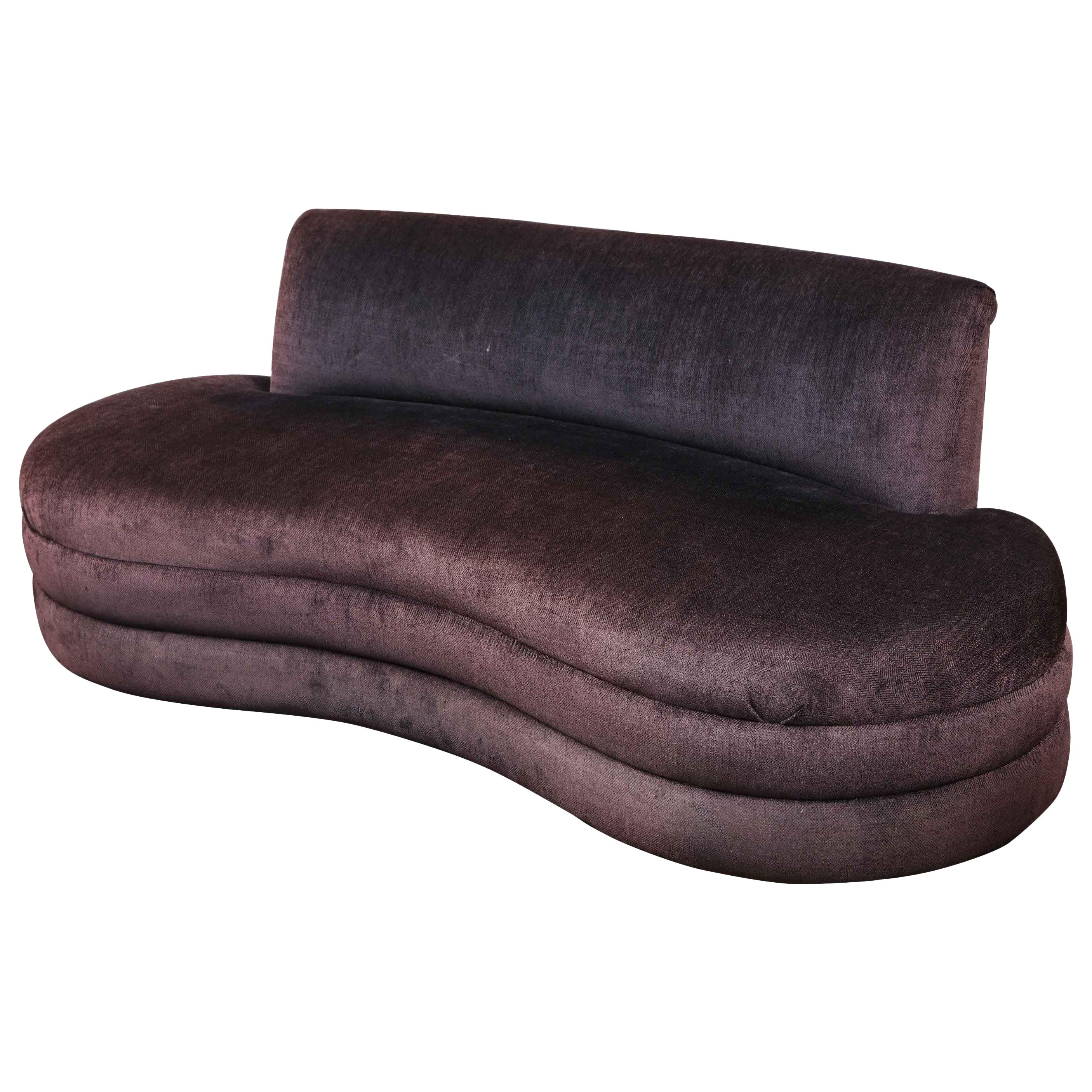A. Rudin Channel Back Cloud Sofa with Oversized Chair at 1stDibs