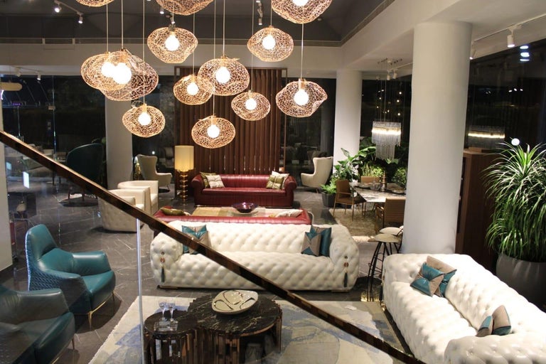 Cloud 'Copper' Pendant Lights by Ango, Unique Hand-Weld Design in Jewel ...