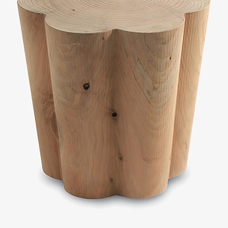 Clover Cedar Stool For Sale at 1stDibs
