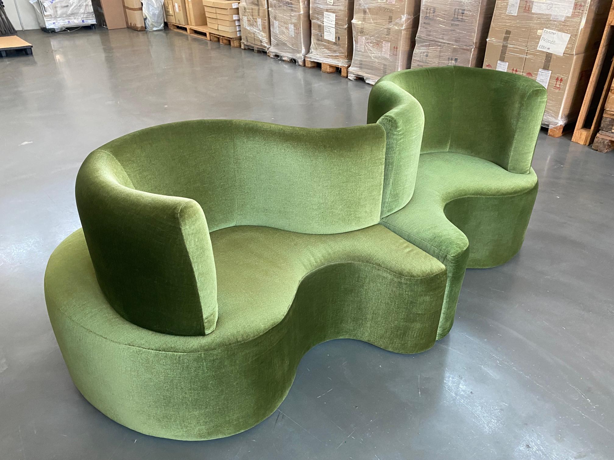 Sofá modular Cloverleaf de Verner Panton para Verpan en colaboración ...