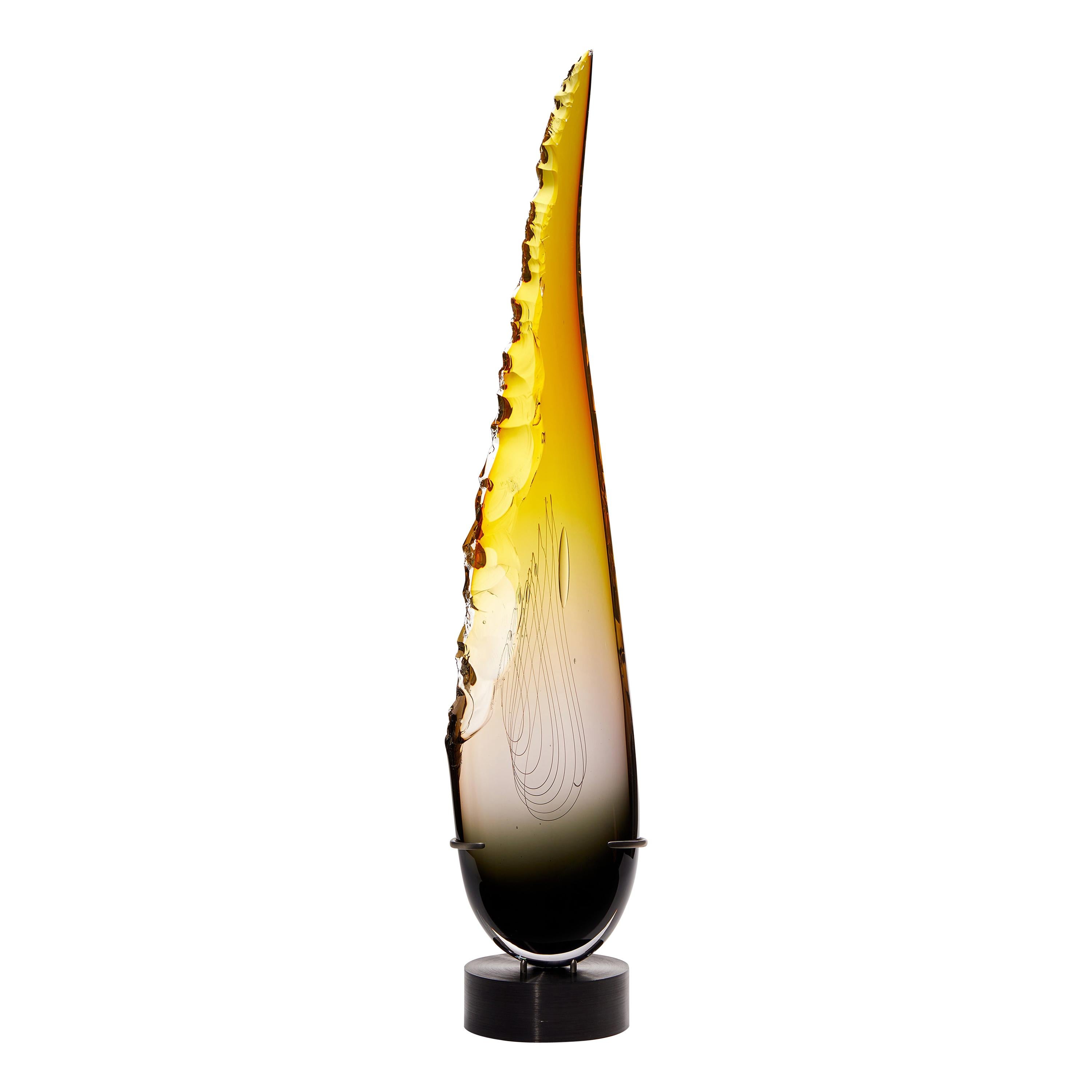 Midnight Quillon A Unique Glass Sculpture By James Devereux And David