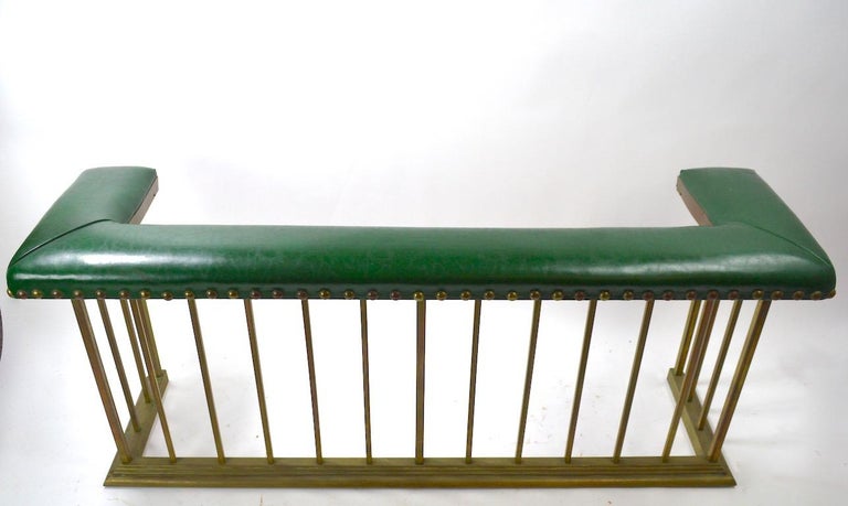 Club Bench Fireplace Fender at 1stDibs