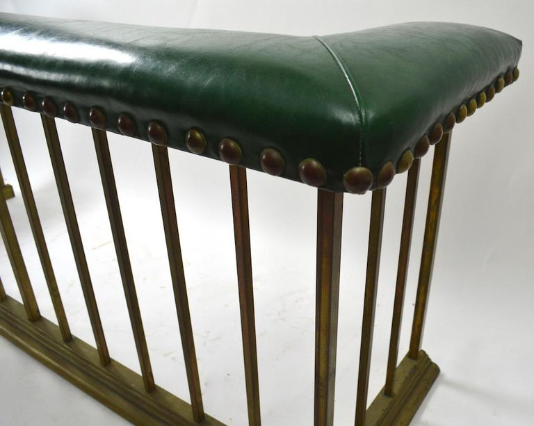 Club Bench Fireplace Fender at 1stDibs