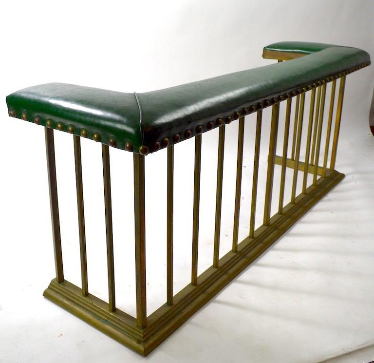 Club Bench Fireplace Fender at 1stDibs