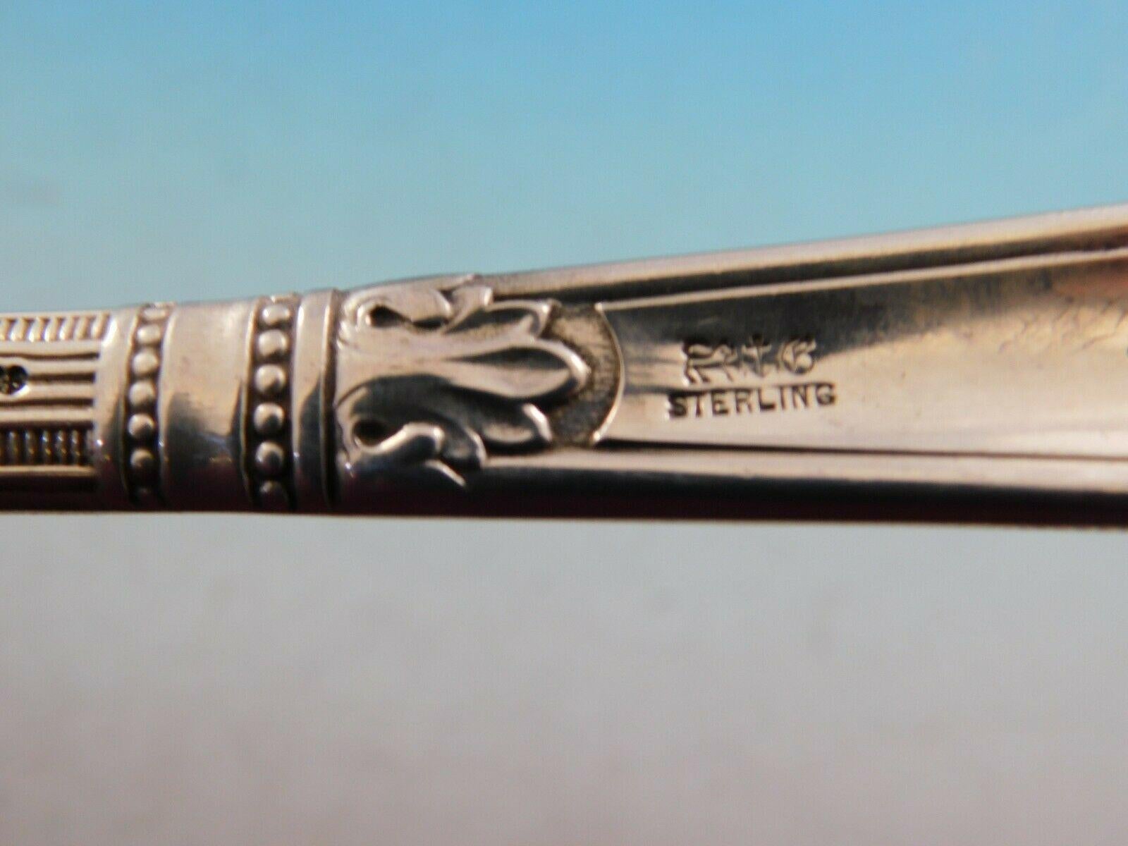 Cluny by Gorham Sterling Silver Crumber Floral Design on Blade Brite ...