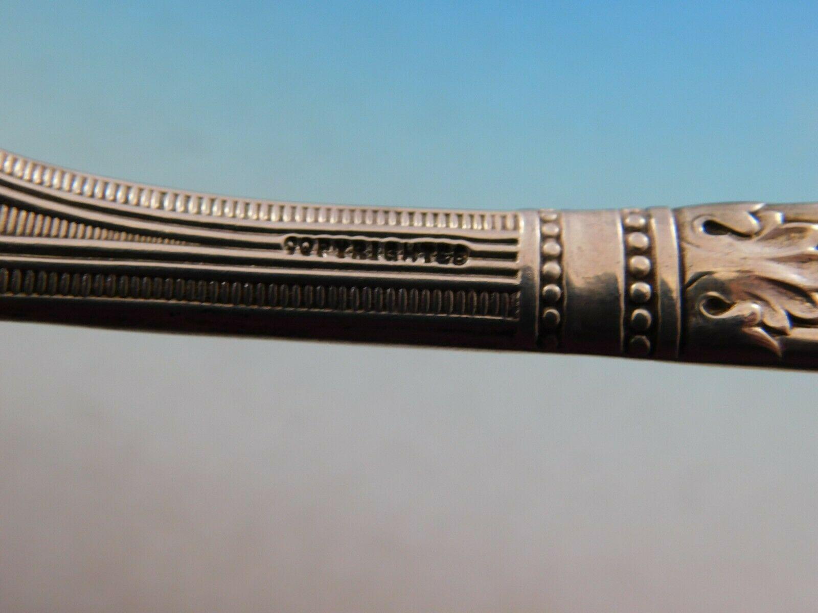 Cluny by Gorham Sterling Silver Crumber Floral Design on Blade Brite ...