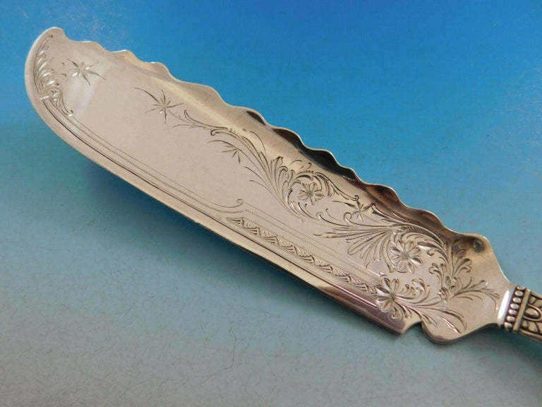 Cluny by Gorham Sterling Silver Ice Cream Slice Brite Cut Blade For ...