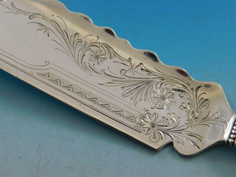 Cluny by Gorham Sterling Silver Ice Cream Slice Brite Cut Blade For ...