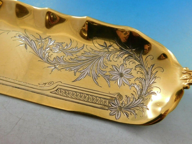 Cluny Vermeil by Gorham Sterling Silver Crumber Brite Cut Flowers For ...