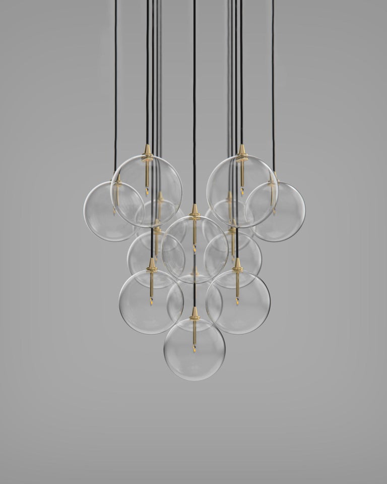 Cluster 13 Chandelier For Sale at 1stDibs