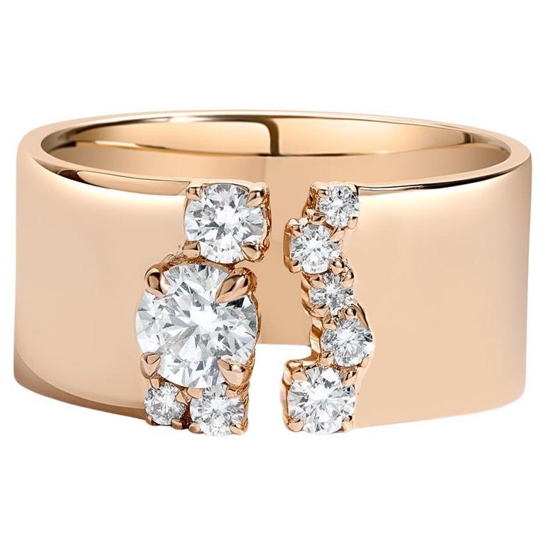 Customizable Cluster Gap Ring For Sale at 1stDibs