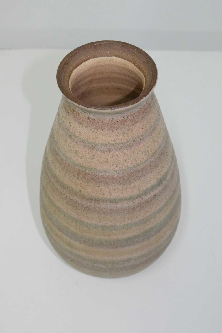 Clyde Burt Ceramic Vase with Lid For Sale at 1stDibs