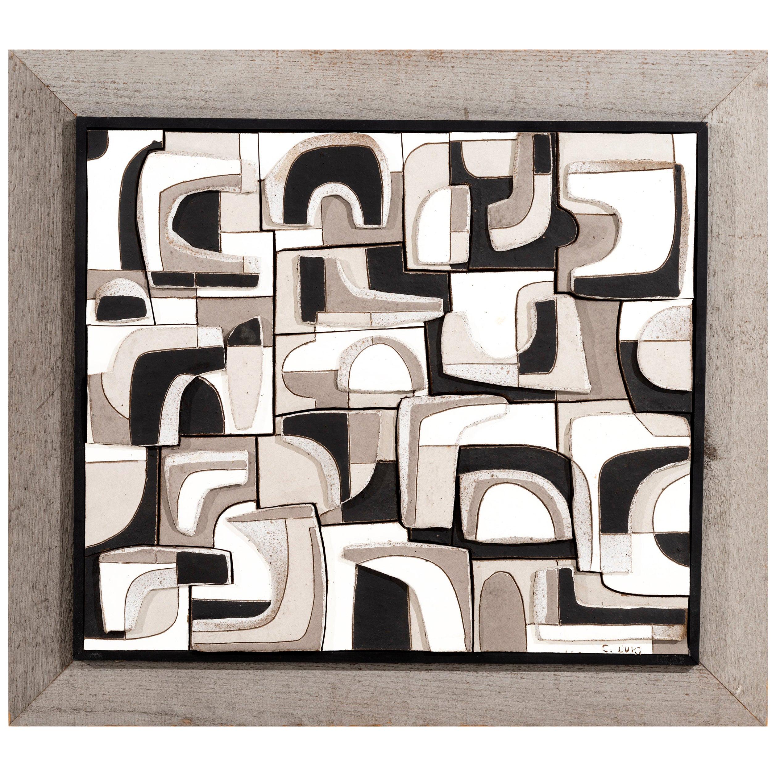 Brent Bennett Ceramic Wall Relief at 1stDibs