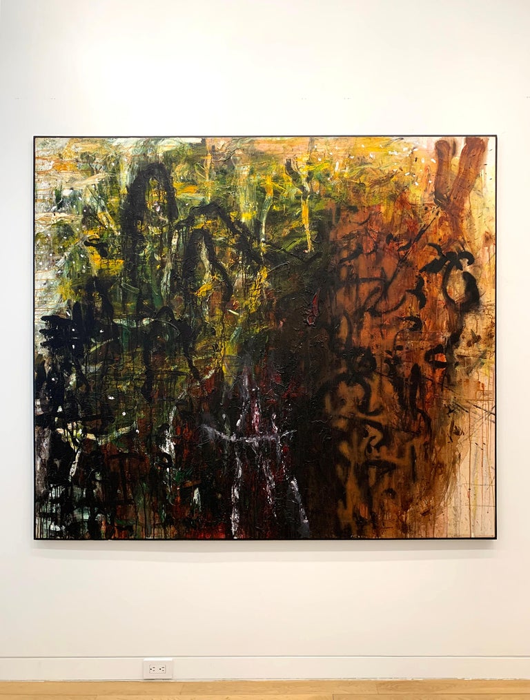 Clyde Hopkins - Phallocentric Painting (for-MB) For Sale at 1stDibs
