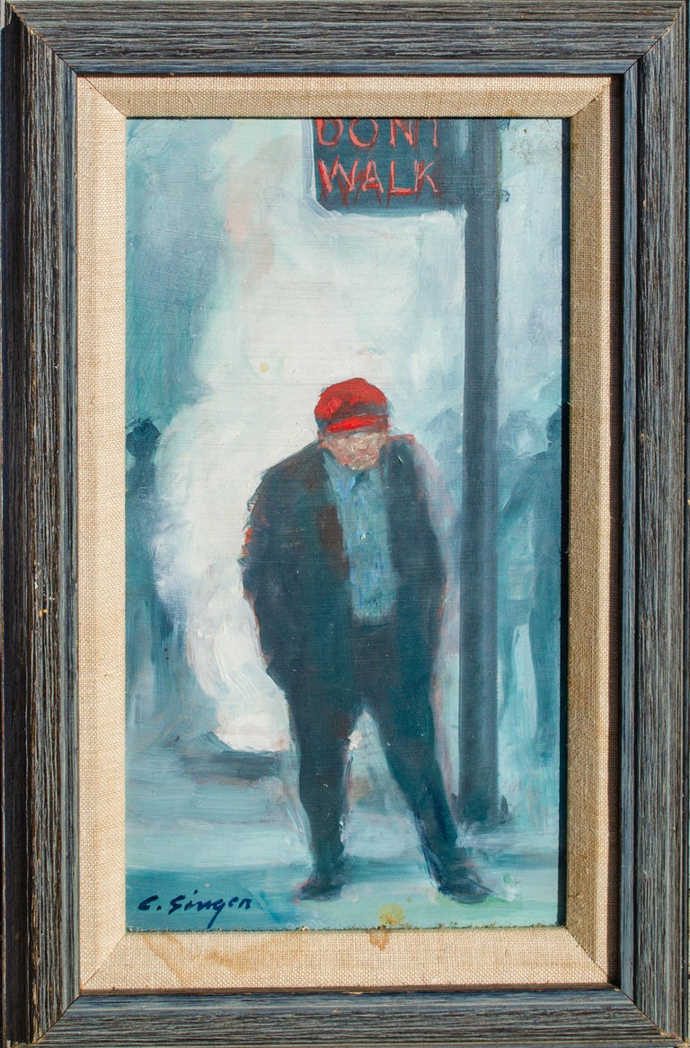 Clyde Singer - American Street Scene Signed by Clyde Singer For Sale at ...