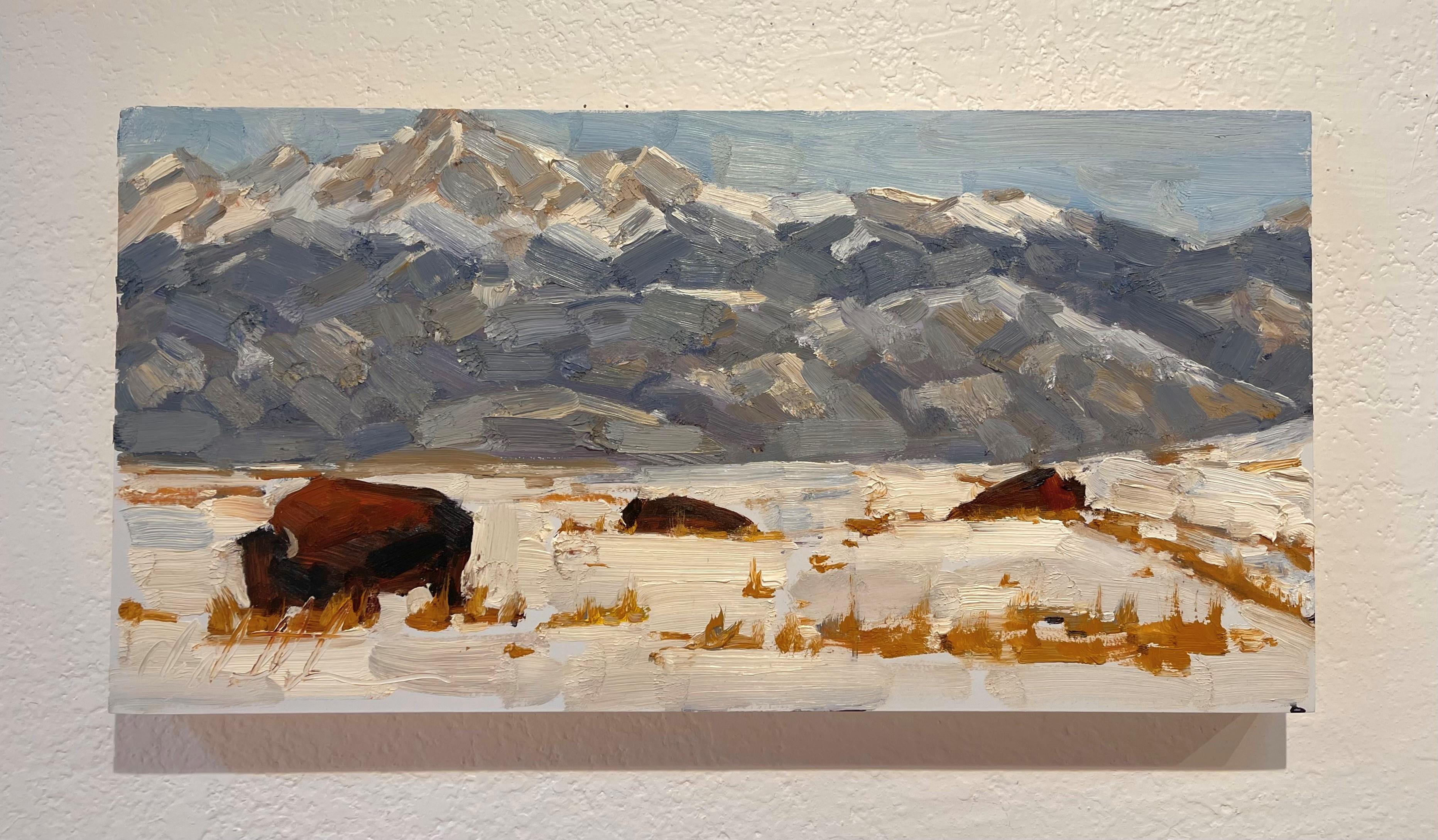 Clyde Steadman - "Cold Day" Oil Painting For Sale at 1stDibs | monica ...