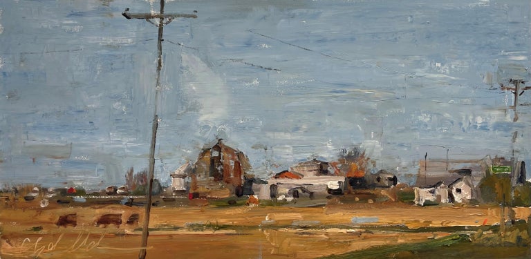 Clyde Steadman - "Country Road" Oil Painting For Sale at 1stDibs