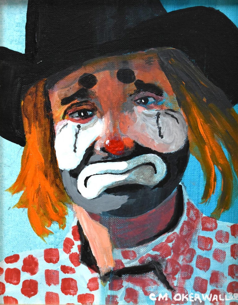 Cowboy Clown Face Paint