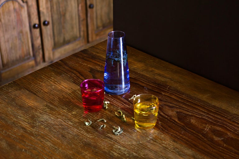 Cmyk, Playful Color Theory Inspired Glass and Carafe Set by Ojeam ...