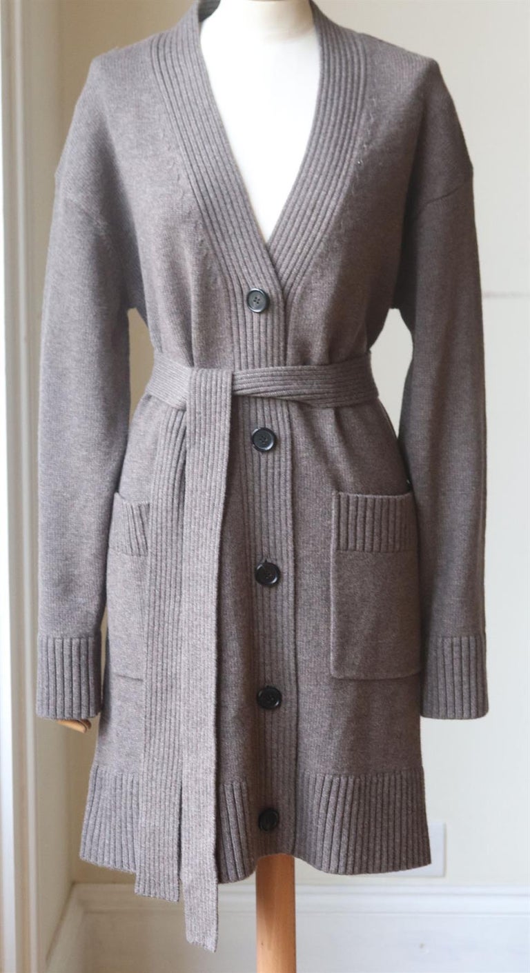 Co Belted Wool and Cashmere Blend Cardigan at 1stDibs