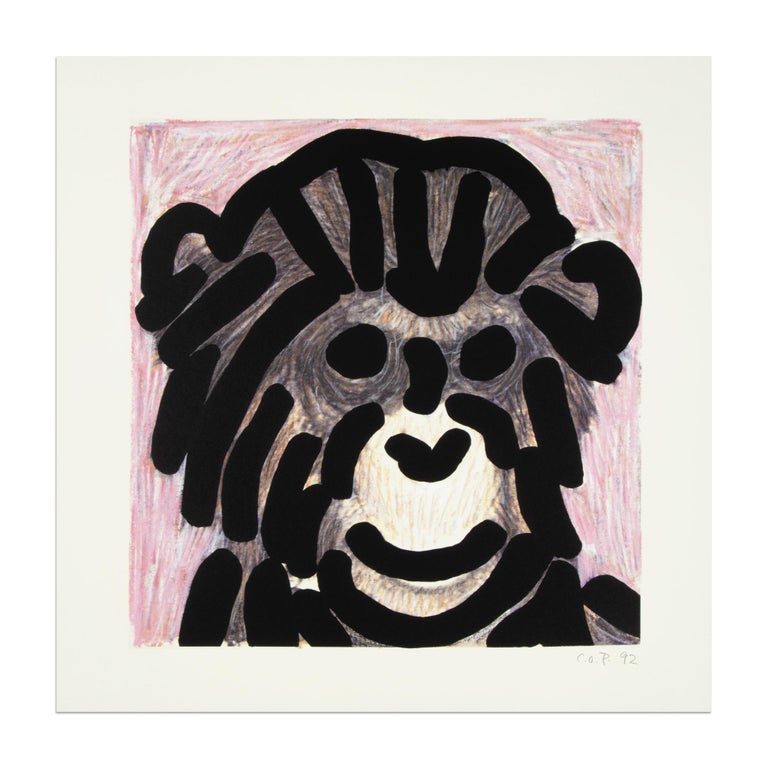 C.O. Paeffgen - C.O. Paeffgen, Engel (Affe) - Signed Print, 1992, Pop ...