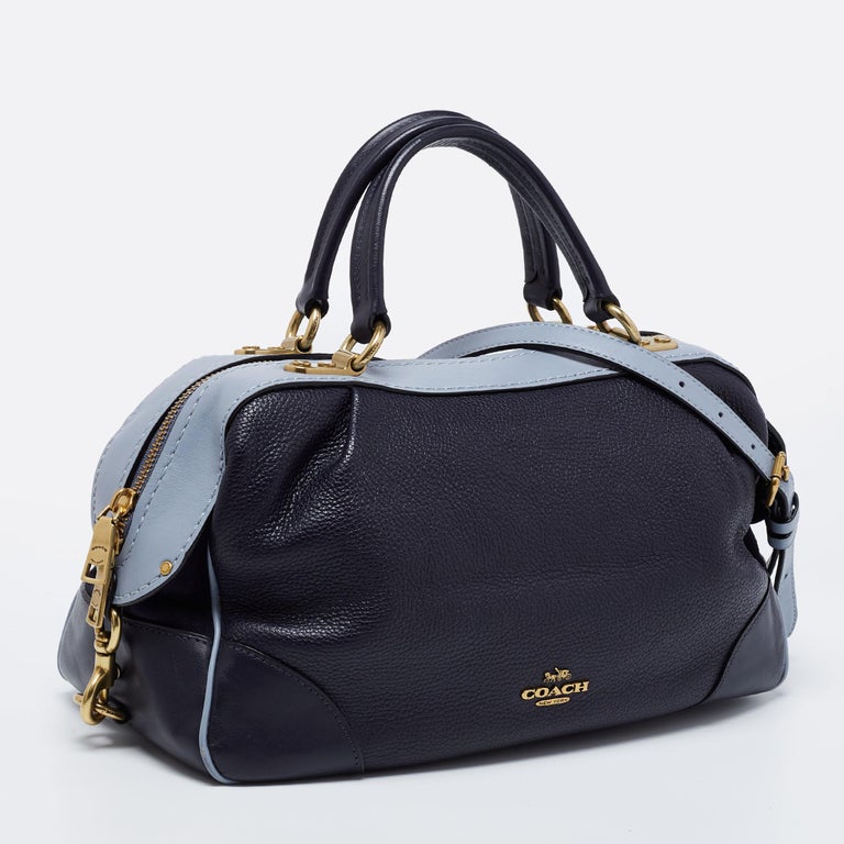 Coach Bicolor Leather Lane Satchel For Sale at 1stDibs