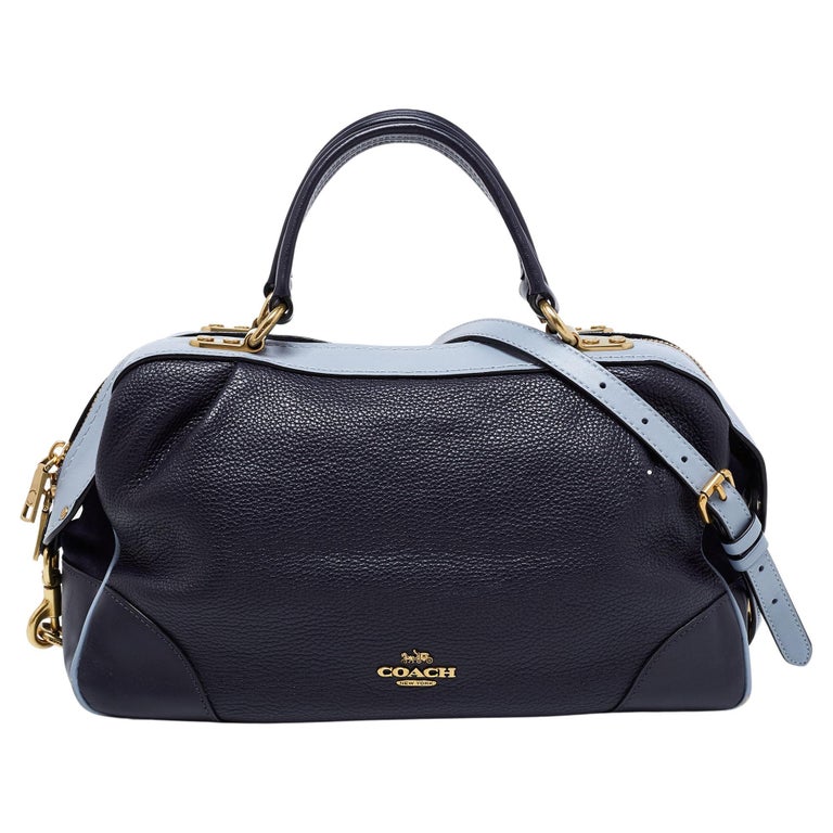 Coach Bicolor Leather Lane Satchel For Sale at 1stDibs