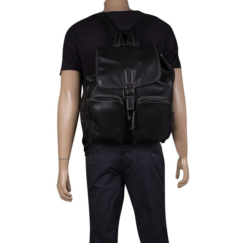 Coach Black Leather Backpack For Sale at 1stDibs | coach black backpack ...