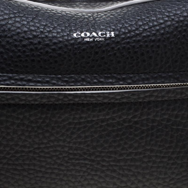 Coach Black Leather Large Bleecker Toaster Satchel For Sale at 1stDibs ...