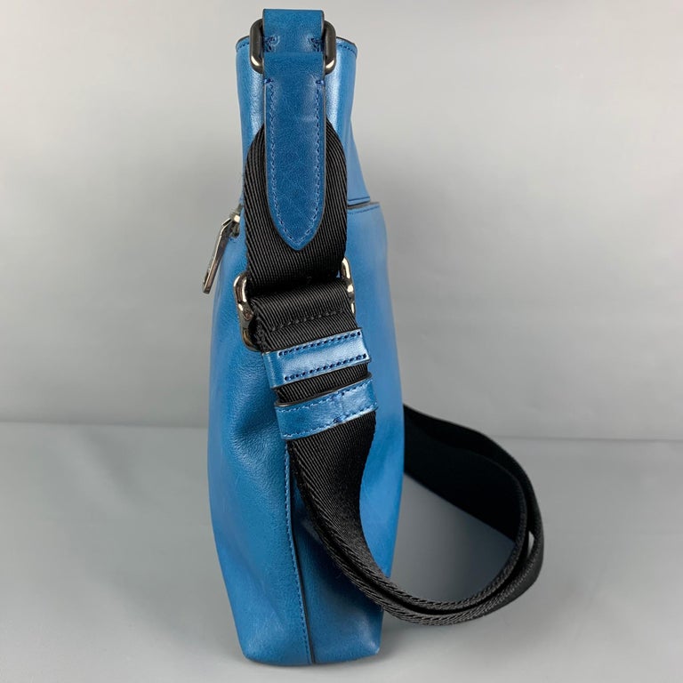 COACH Blue Leather Cross Body Bag at 1stDibs
