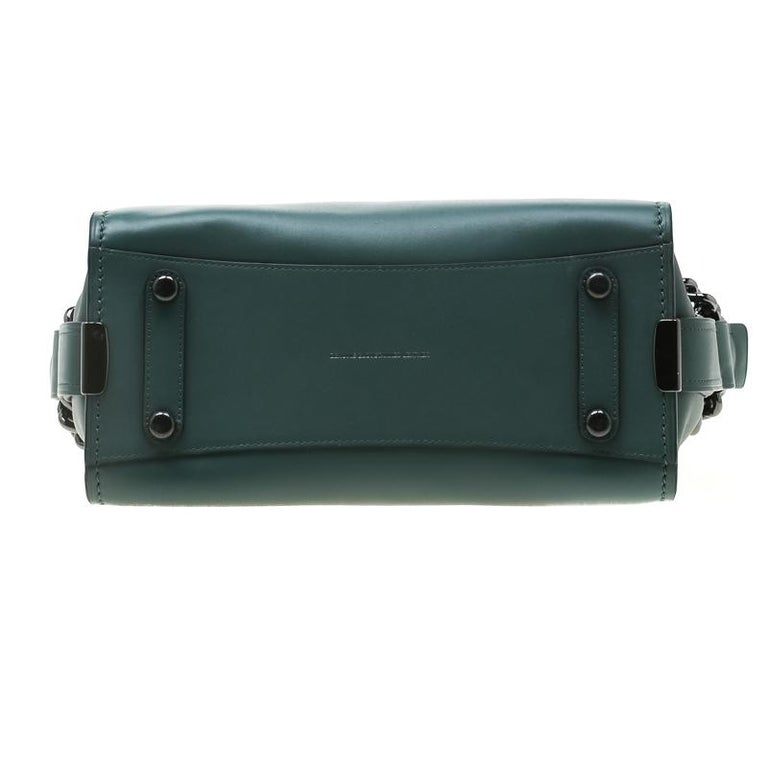 Coach Deep Green Leather Swagger 27 Satchel For Sale at 1stDibs | green ...