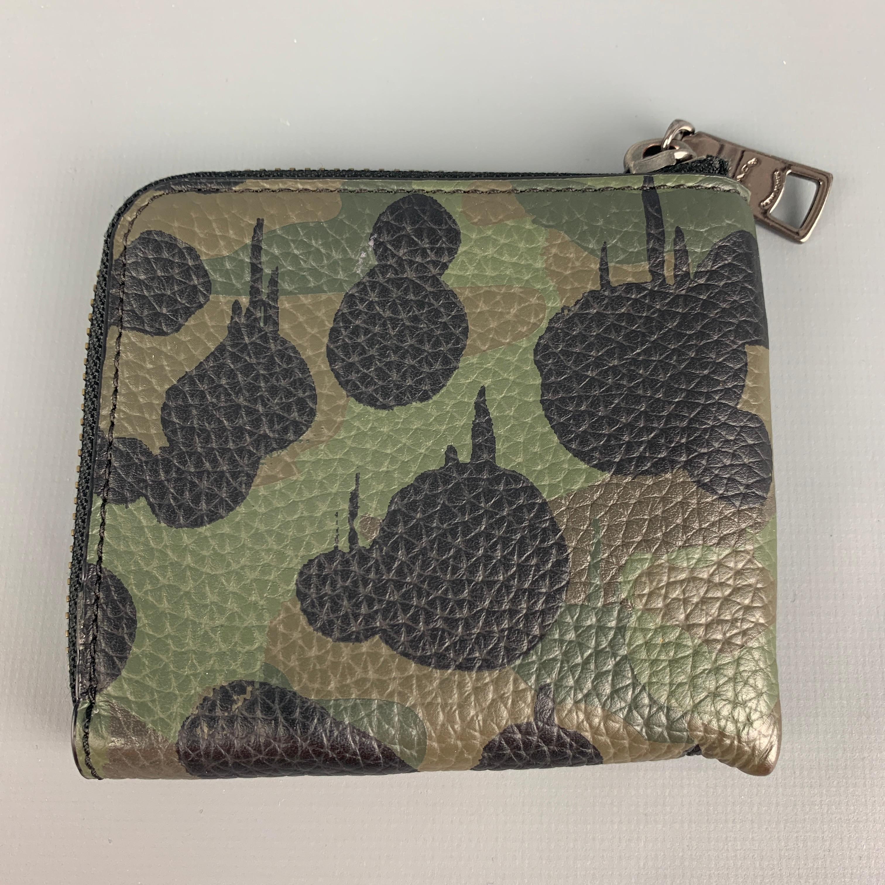 COACH Green Black Camouflage Leather Wallet at 1stDibs | camouflage ...