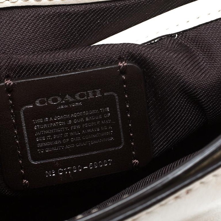 Coach Light Biege Leather Swagger Shoulder Bag For Sale at 1stDibs