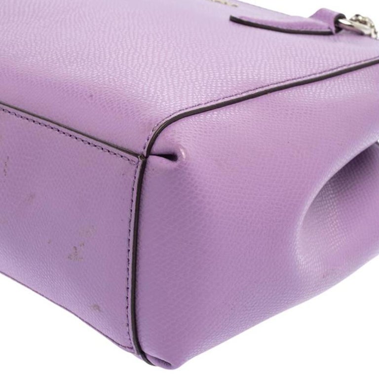 Coach Lilac Leather Mini Christie Carryall Satchel For Sale at 1stDibs ...