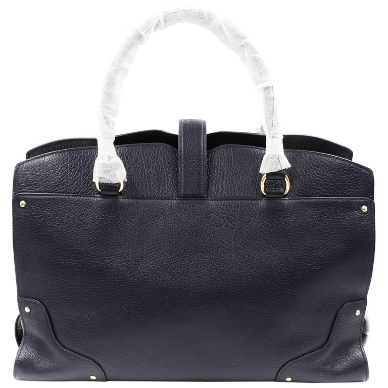 Coach Mercer Satchel Grain Leather Navy Blue WOmens Bag 37167LINAV at ...